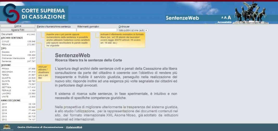 Italgiure: come leggere gratis tutte le sentenze di Cassazione. La guida