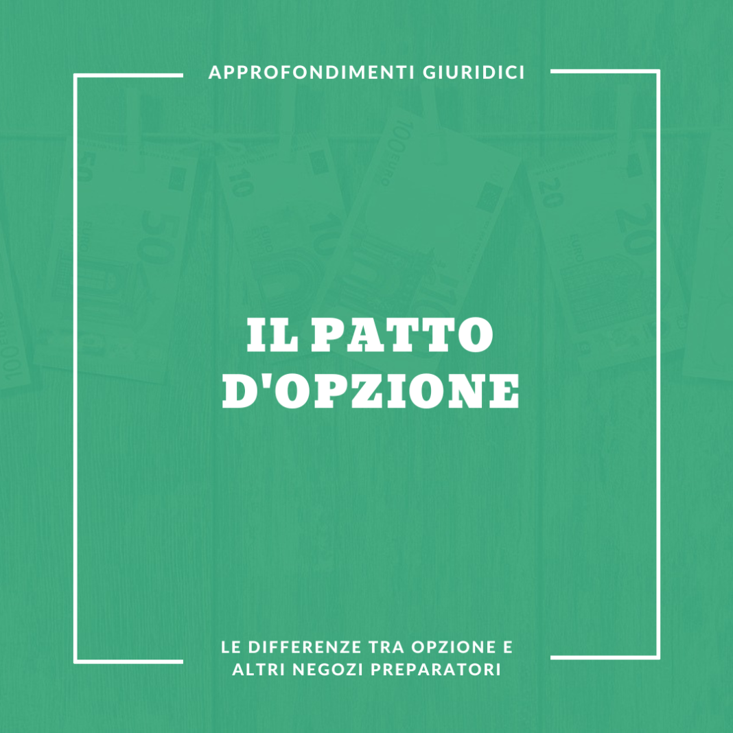 Il patto d'opzione