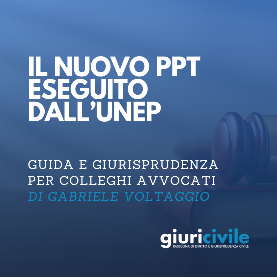 Il nuovo pignoramento presso terzi dell'UNEP ex artt. 492 bis e 543 cpc Il nuovo pignoramento presso terzi dell'UNEP ex artt. 492 bis e 543 cpc