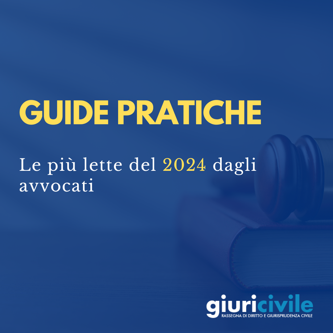 Guide pratiche: le più lette del 2024 dagli avvocati