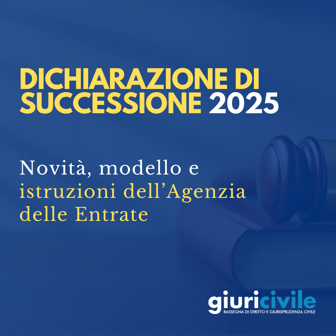 Dichiarazione di successione 2025: nuovo modello