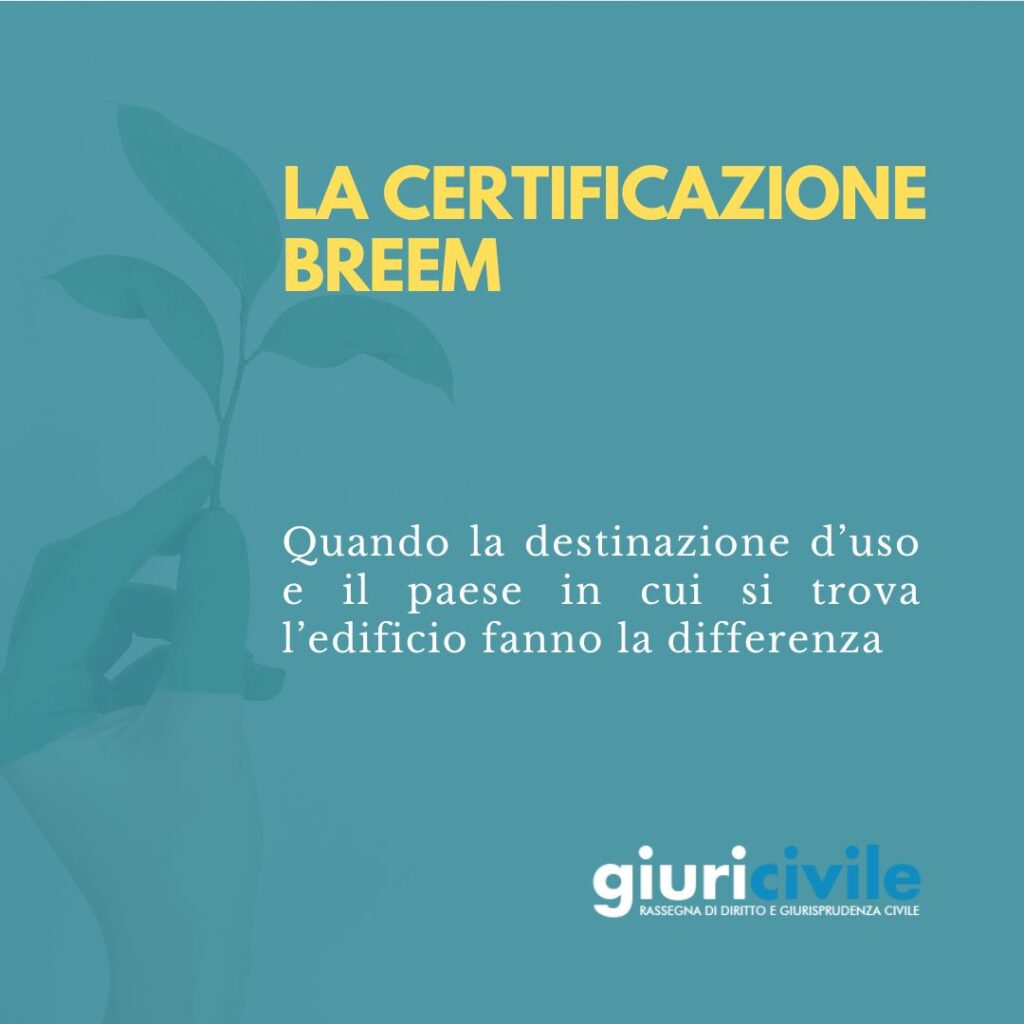 La certificazione BREEM