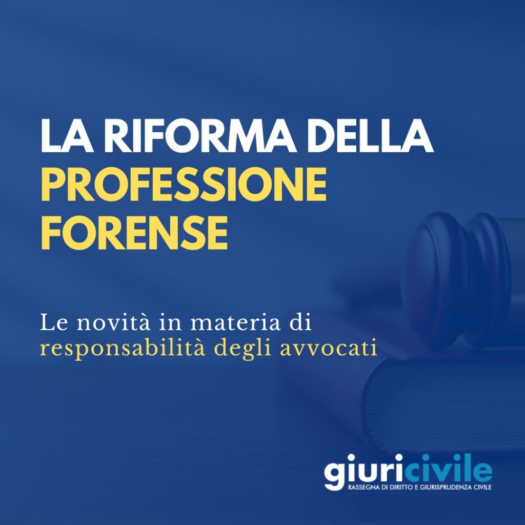La riforma della professione forense
